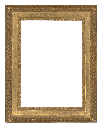 Spanish Colonial 18th Century Carved Painted Frame - Lowy 1907