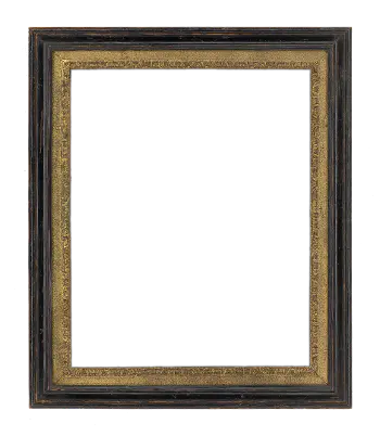 English 19th Century Hogarth Black Frame - Lowy 1907